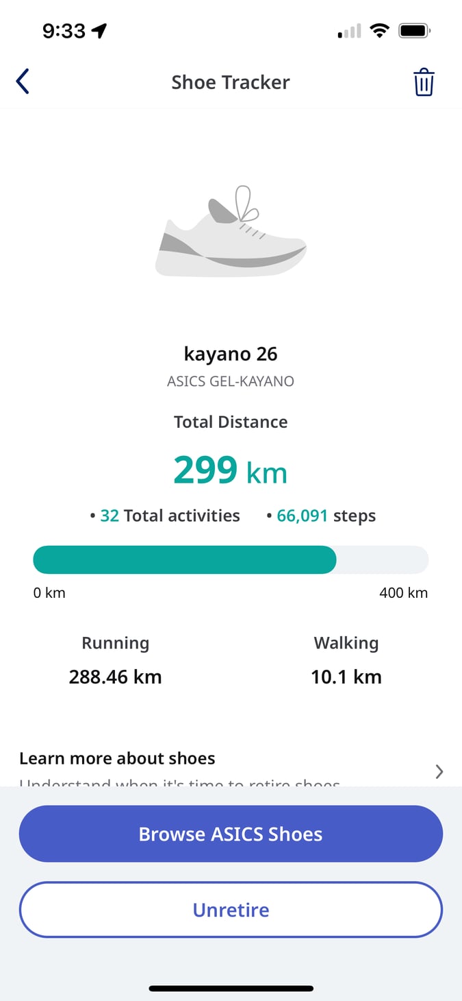 Shoe Tracking