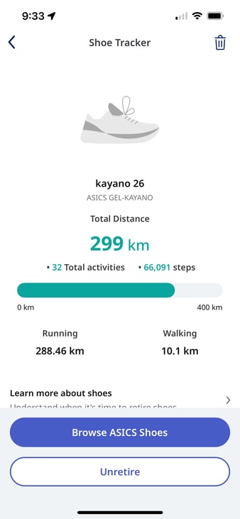 Shoe Tracking