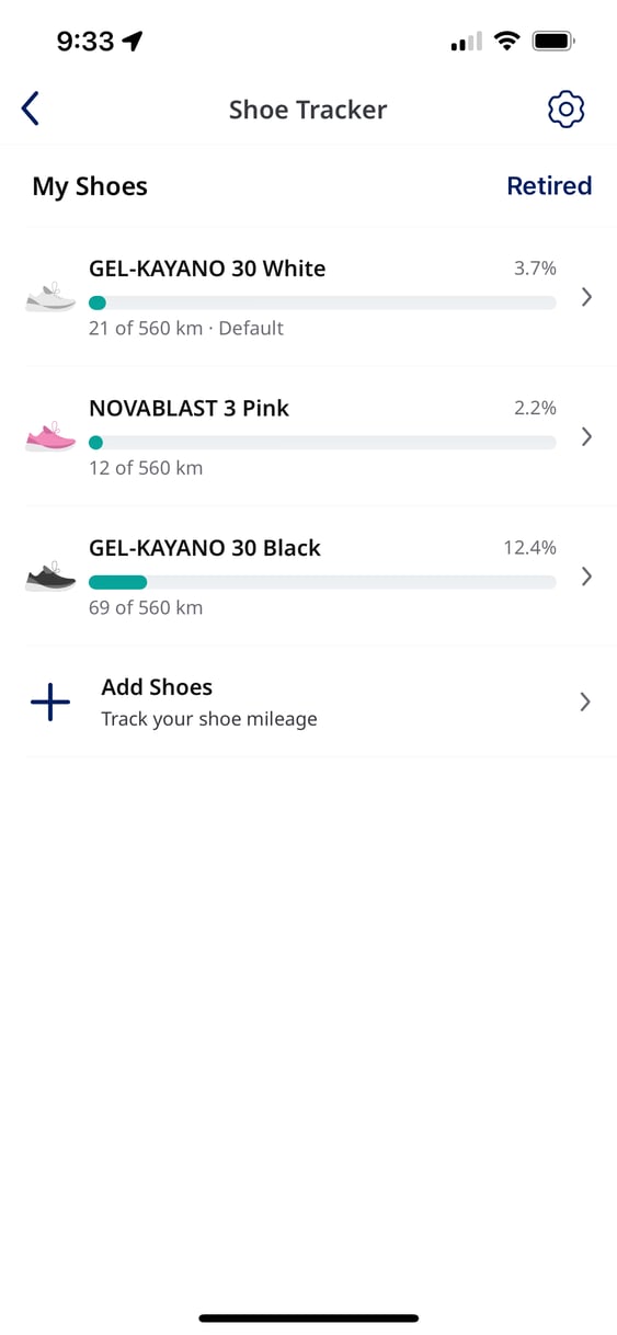 Shoe Tracking
