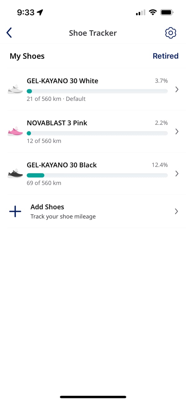 Shoe Tracking