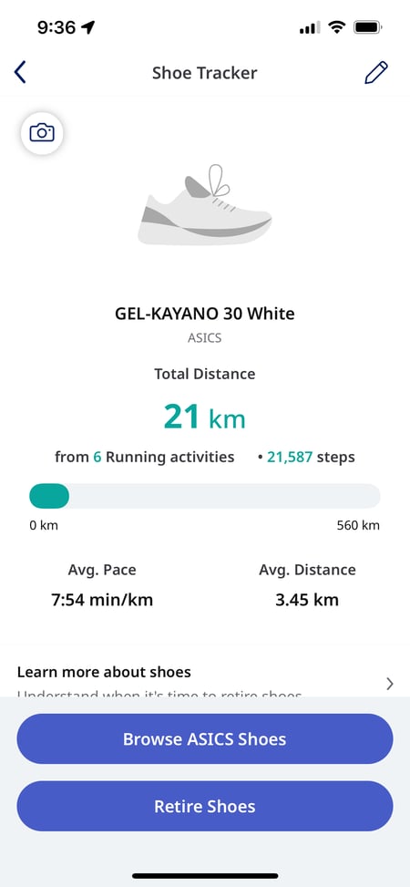 Shoe Tracking