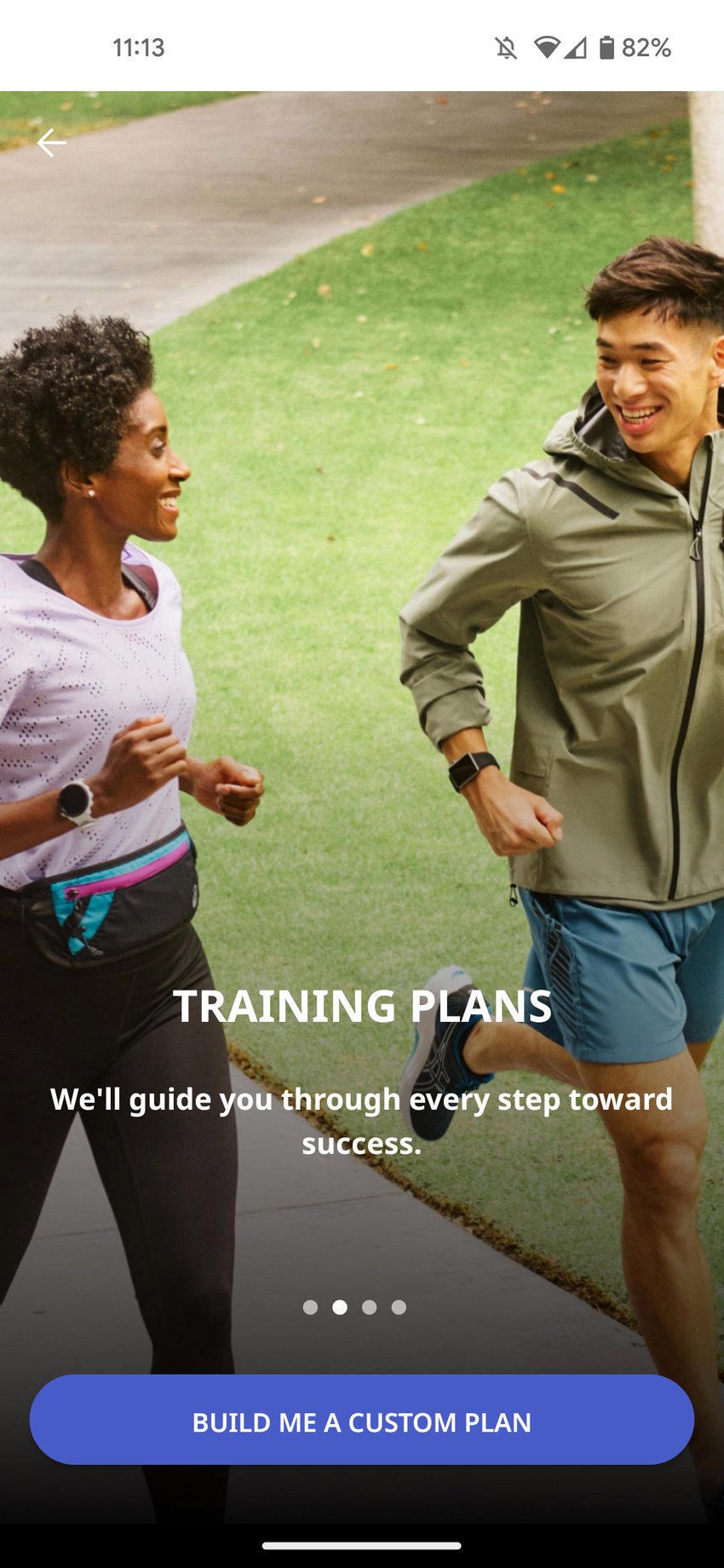 Runkeeper Training Plans