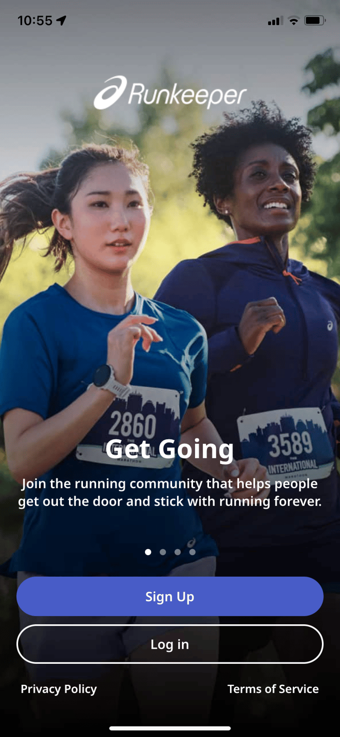 How to log into Runkeeper