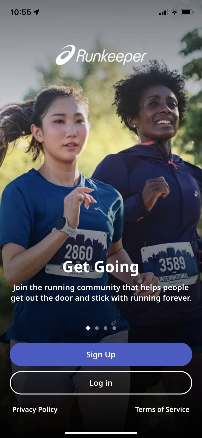How to log into Runkeeper